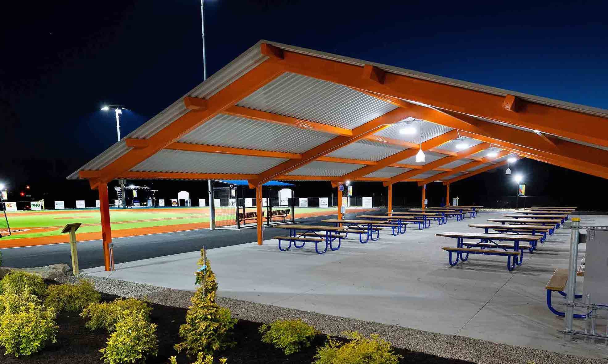Prefabricated Commercial Shelters for Shade | MRC Recreation