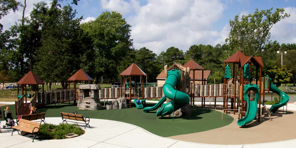 How to Furnish Your Playground With Benches & Tables