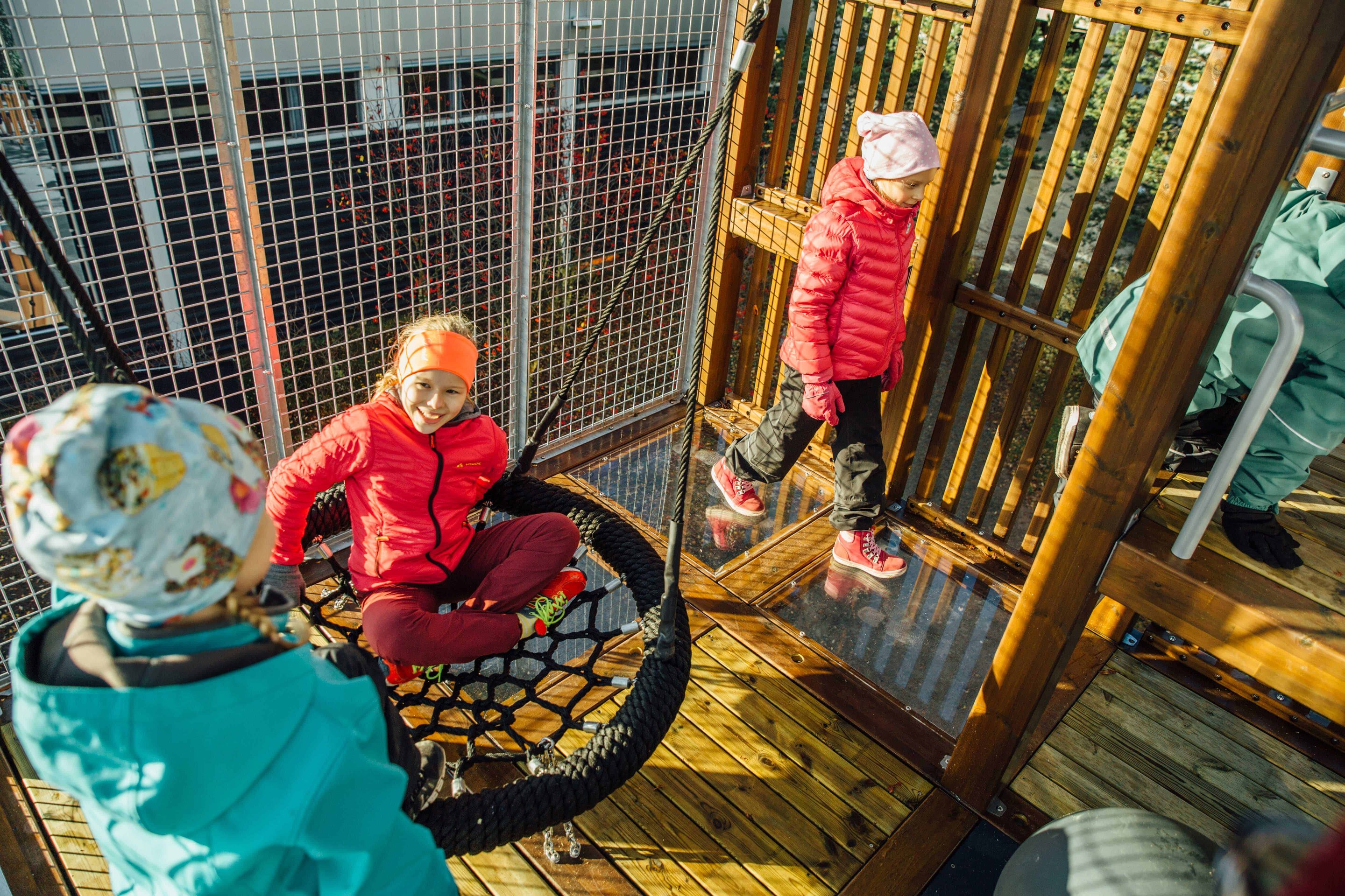 Modern Play Structures: Towers and Cubes!