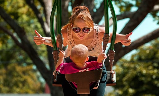 Inclusive & Multi-Generational Expression Swing | MRC Recreation