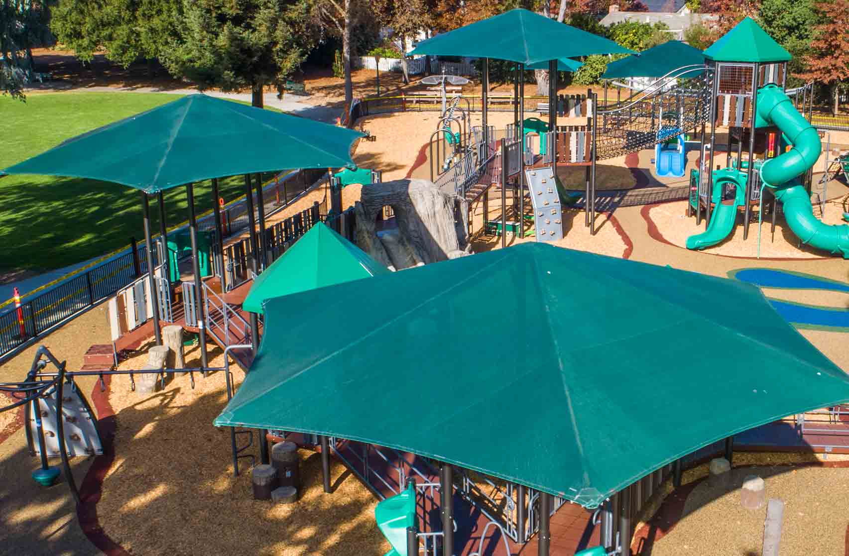 Commercial Sun Shades, Structures, & Canopies | Shade Sails | MRC Rec